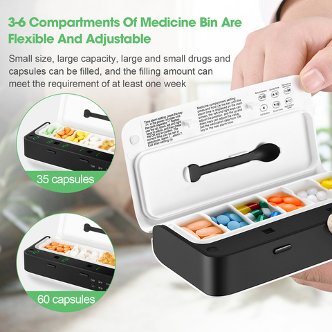 Buy Patient Monitoring Smart Reminder Portable Alarm Smart Pill Box ...
