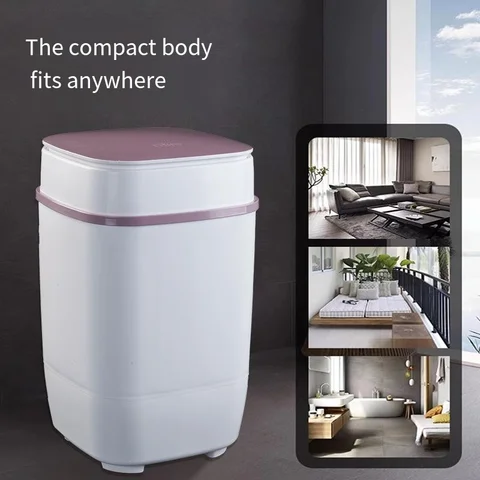Buy Portable Family Semi Automatic Washing Machine Shoe Washing Machine ...