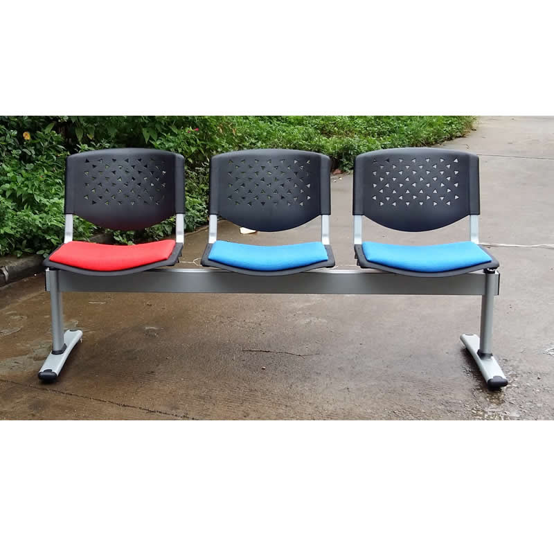Buy Public Waiting Area Plastic Gang Chair With Padded Seat from Foshan ...