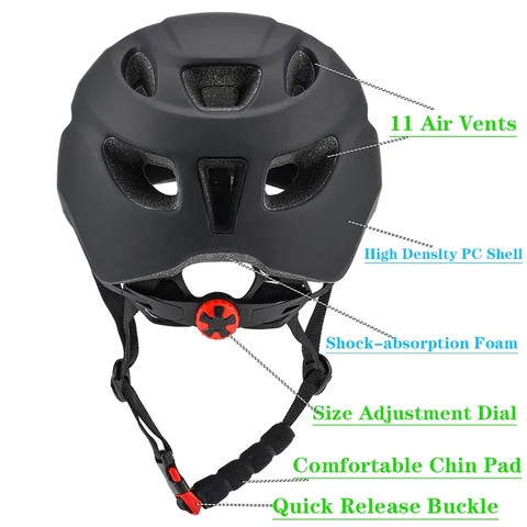 Buy Safety Certified Adjustable Dial Bicycle Helmet For Commuting Road ...