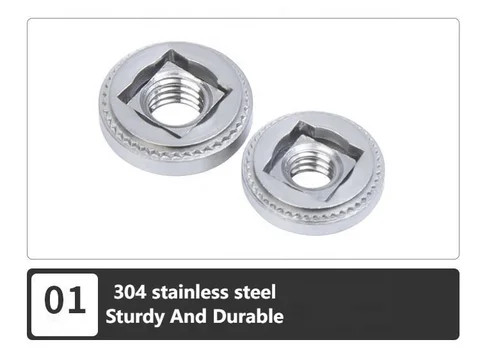 Buy Stainless Steel M3 M4 Self Clinching Fasteners Floating Nut from ...