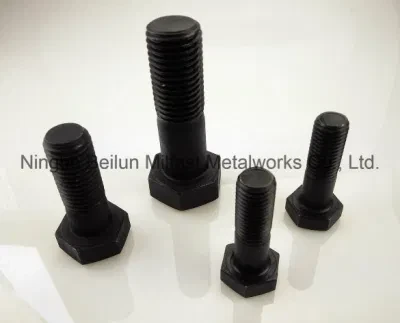 Buy Structural Heavy Hexagonal Head Steel Bolts Astm A325 Black Finish ...
