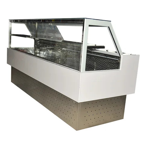 Buy Supermarket Cold Deli Showcase Glass Meat Machinery Deli Freezer ...