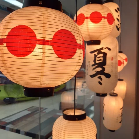 Buy Traditional Japanese Ramen Printing Paper Lanterns Restaurant Decor ...