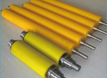 Buy Transport Rollers Transport Rubber Wheel Pu Rollers Polyurethane ...