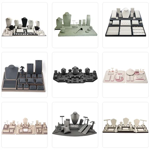 Buy Velvet Necklace Stand, Chain Box Rolling Jewelry Display Stand from ...