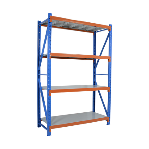 Buy Warehouse Adjustable Racking System Warehouse Storage Rack 4 Layers ...