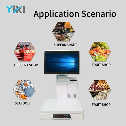 Buy Weight Integrated Scale Combines Barcode Machine And 58 Printer ...