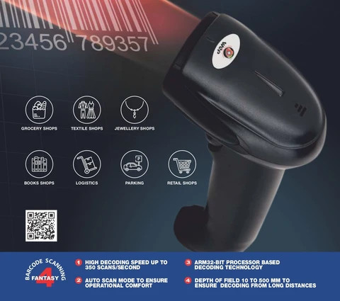 Buy Wep Scania Bs30 Barcode Scanner Uses Ccd Technology And Capable Of ...