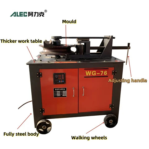 Buy Wg-76 Hot Sales Hydraulic Pipe Bender Bend Machine Manual Pipe ...