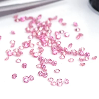Buy Wholesale Price 2mm Small Size Pink Moissanite Round Brilliant Cut ...