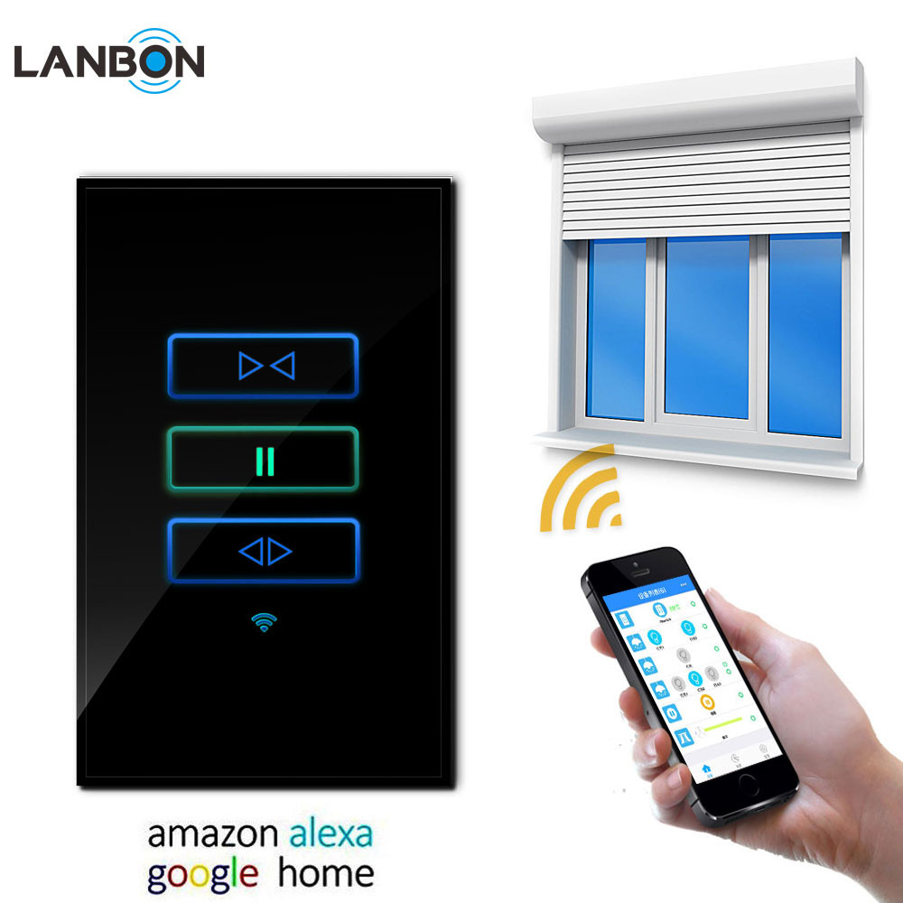 Buy Wifi Control Smart Home Window Curtain Wall Switch Phone Remote ...