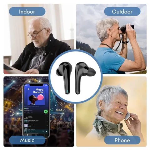 Buy Wireless V5.3 Hearing Aids Earbuds Earphone With High Quality Brand ...