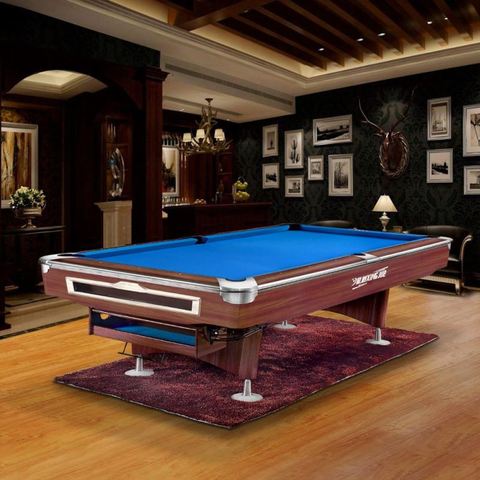 Buy Wood Grain Billiard Table 9ft Pool Strong Frame And Legs from ...