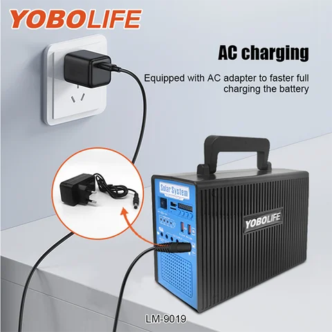 Buy Yobolife Lm-9019 160wh Solar Lighting System Mini Solar Panel Light ...