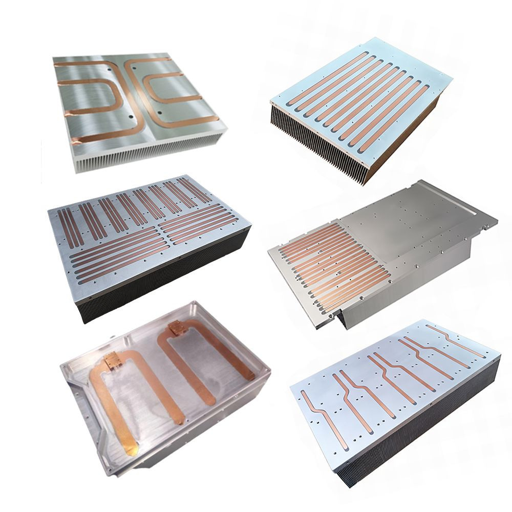 Buy High Fin Aluminium Copper Skiving Heatsink For Power Supply ...