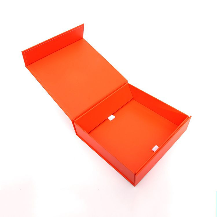 Buy Orange Color Gift Foldable Box from Juxiang packaging printing ltd ...