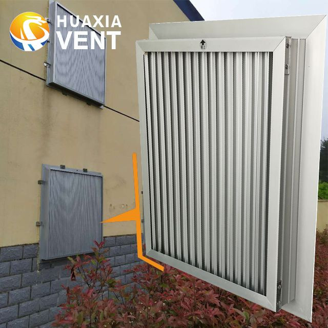 Buy Ip65 Level Ventilation Louver With Dust Filter For Generator Room ...