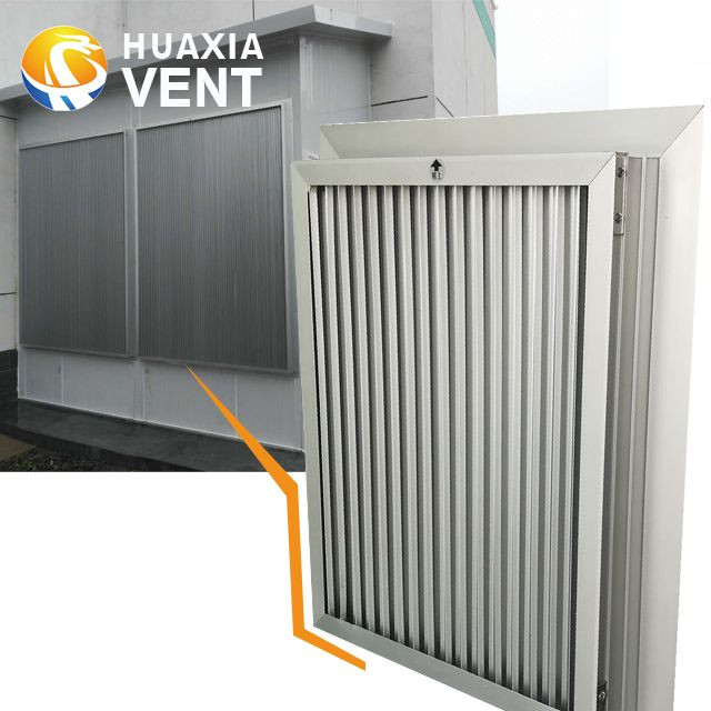 Buy Ip65 Level Ventilation Louver With Dust Filter For Generator Room ...