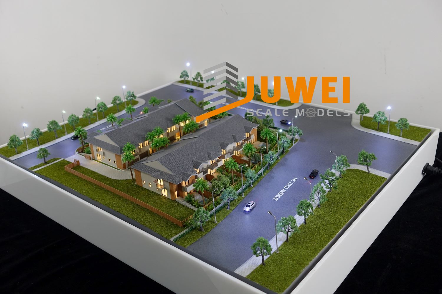 Buy Scale Building Model With Lighting from Shanghai Juwei Scale Model ...