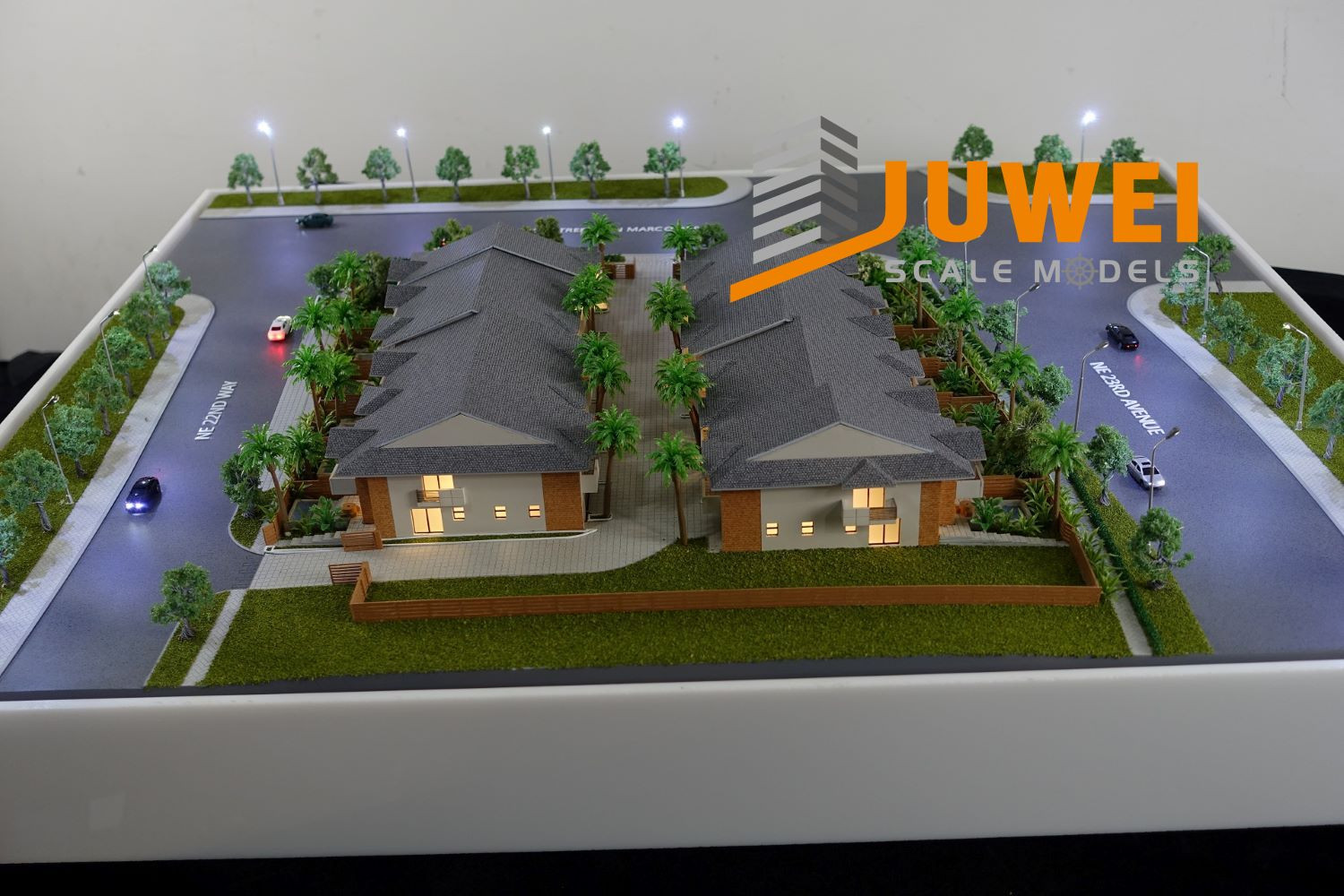 Buy Scale Building Model With Lighting from Shanghai Juwei Scale Model ...