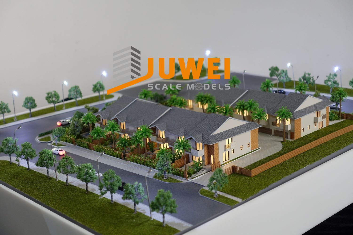 Buy Scale Building Model With Lighting from Shanghai Juwei Scale Model ...