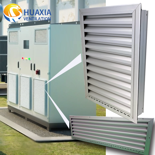 Buy Ip55-ip65 Level Ventilation Louver With Dust Filter For Air Cooling ...