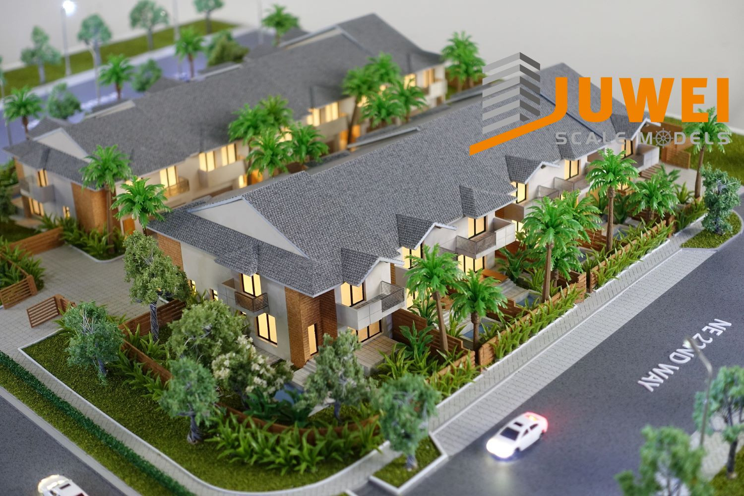 Buy Scale Building Model With Lighting from Shanghai Juwei Scale Model ...