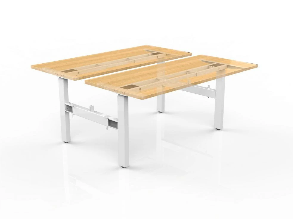 Buy H Shaped Quad Motor Sit Stand Workstation from Ningbo B&H ...