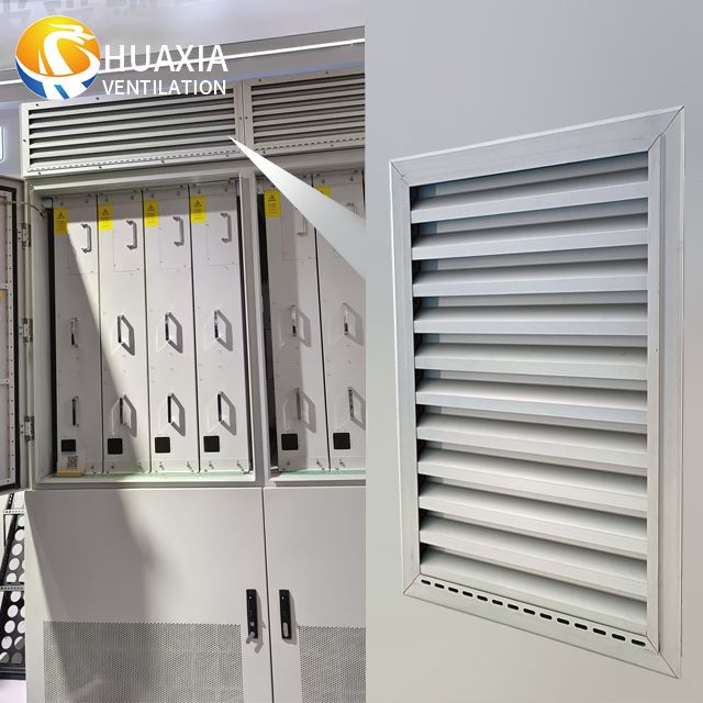 Buy Ip55-ip65 Level Ventilation Louver With Dust Filter For Air Cooling ...