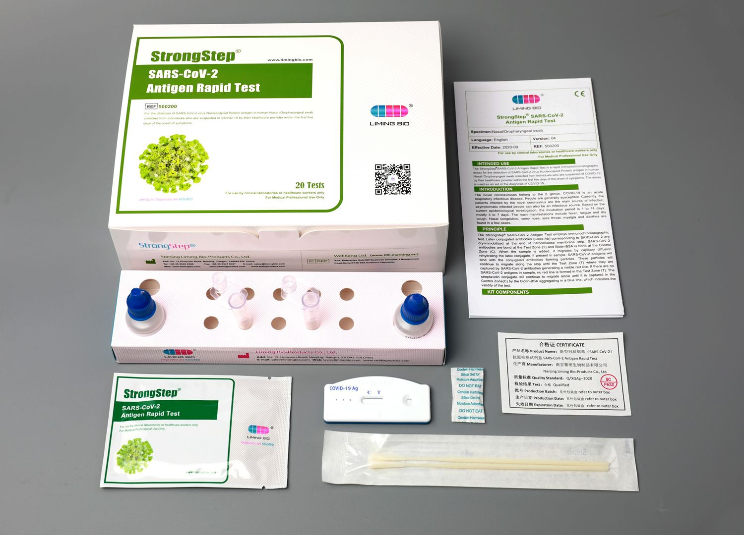 Buy Sars-cov-2 Antigen Rapid Test（20tests/box） from Nanjing Liming Bio ...