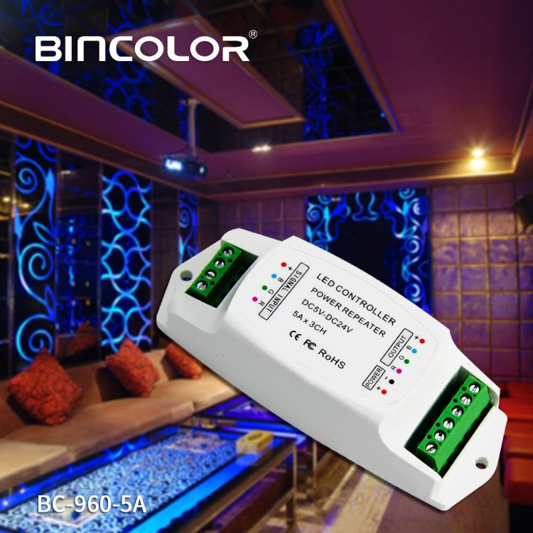 Buy 3 Channel Led Power Repeater For Signal Color Light Strips And Rgb ...