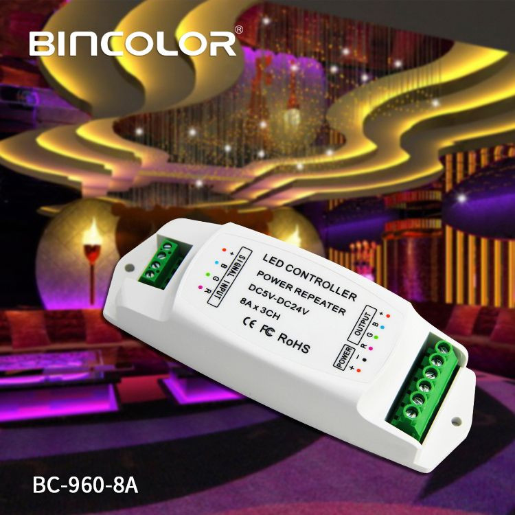 Buy 3 Channel Led Power Repeater For Signal Color Light Strips And Rgb ...