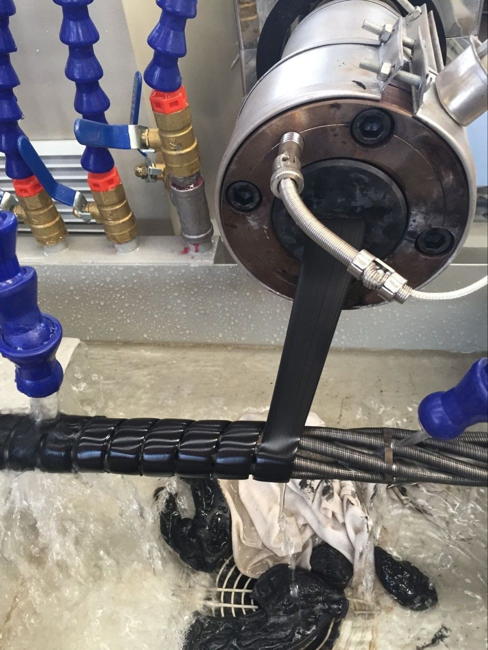 Buy Spiral Wrap Hose Production Line Cable Protection Hose Wrap Making ...