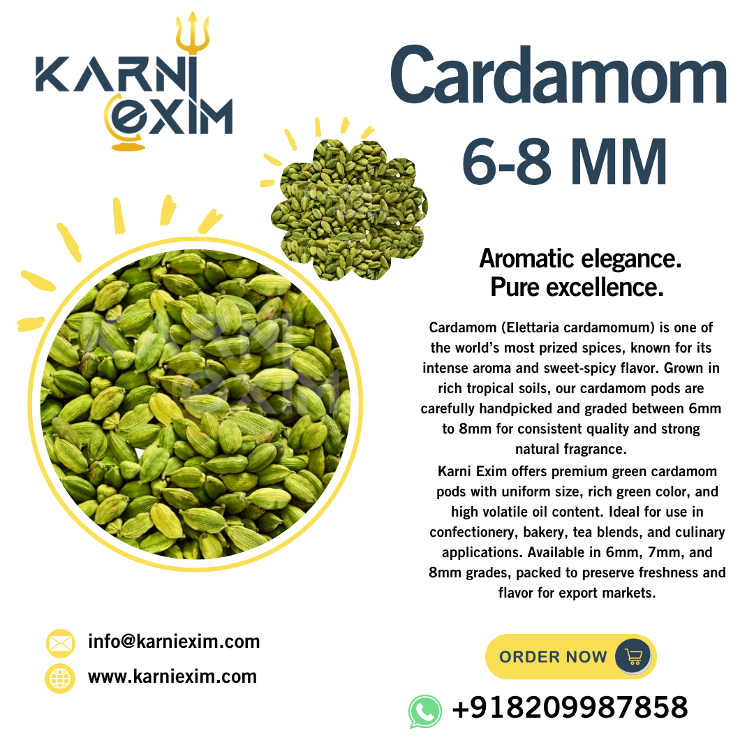 Buy Green Cardamom - Premium Grade Export Quality By Karni Exim from ...