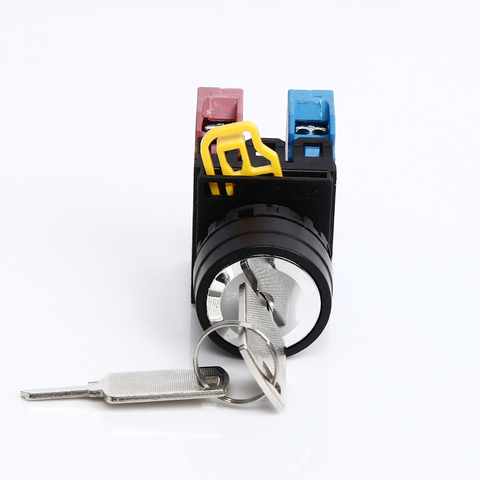 Buy 22mm Panel Mounted Key Rotary Start Locking Or Self Reset ...