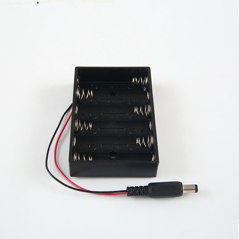 Buy 9 Volt Battery Storage Box Case 6aa Battery Clip Holder Cell ...