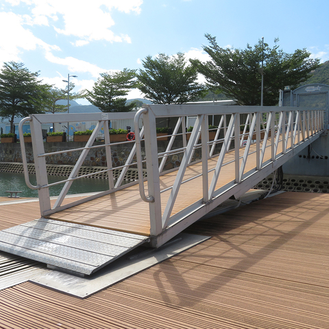Buy Aluminum Floating Dock Floating Boat Berth Walking Dock Decking ...