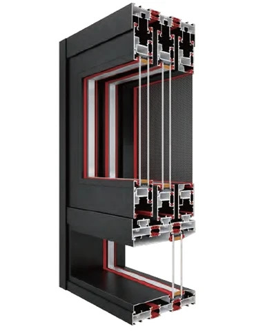 Buy Aluminum Triple Rail Lift Sliding Window Ft192 from Shandong ...