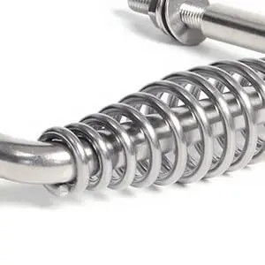 Buy Bbq Heavy Duty Cool Touch Stove Spring Handle Grip, Stainless Steel ...