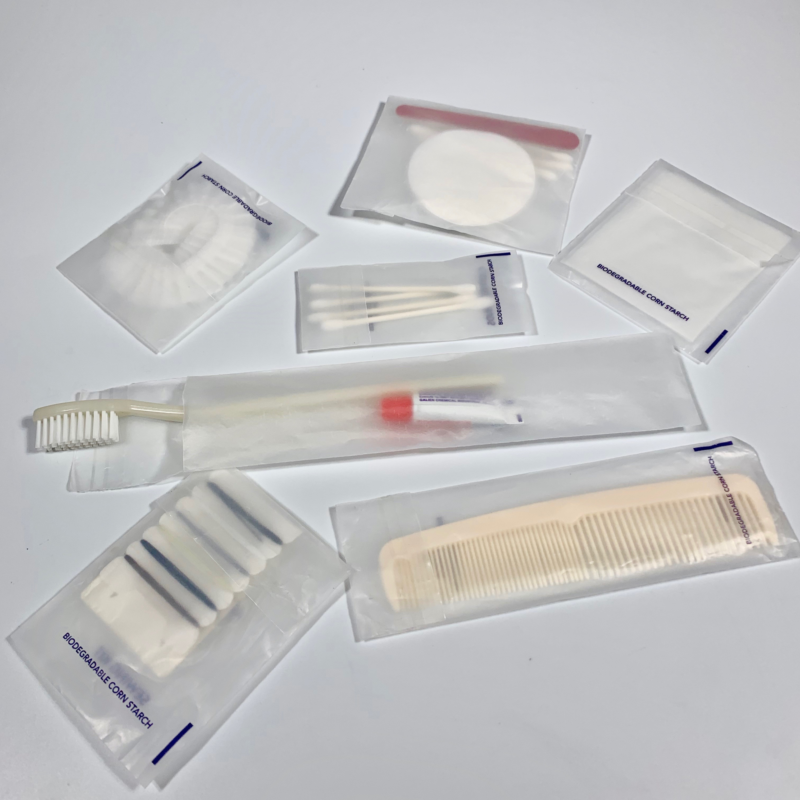 Buy Biodegradable Corn Starch Sachet With Print For Eco Friendly Hotel ...