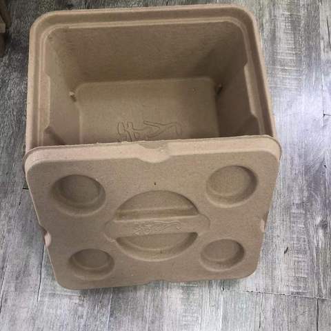 Buy Biodegradable Eco Friendly Paper Pulp Box Made Of Recycled Paper ...