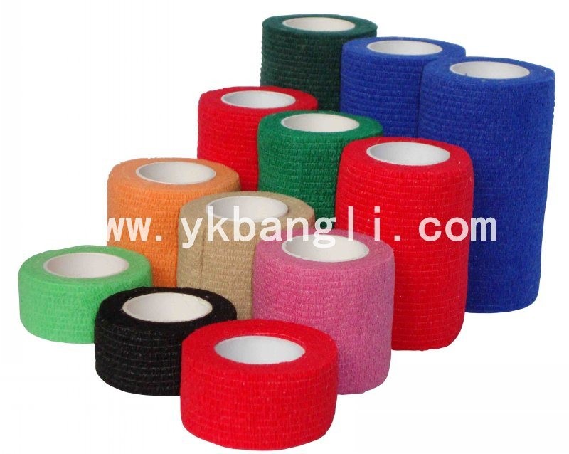 Buy Cohesive Bandage Elastic Bandage, Sport Wrap Bandage Q75 from Zhejiang Bangli Medical ...