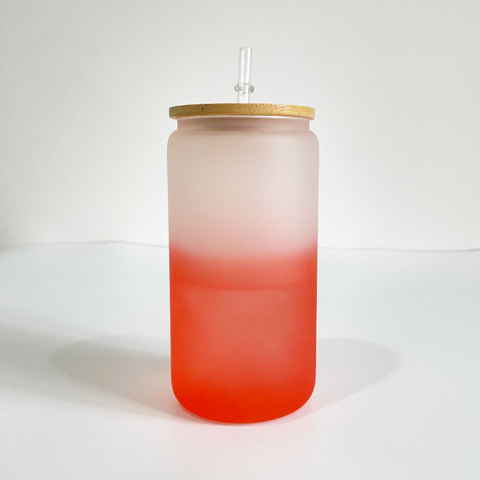 Buy Color Change Glass Cans 16oz Blank Sublimation Cold Color Changing ...