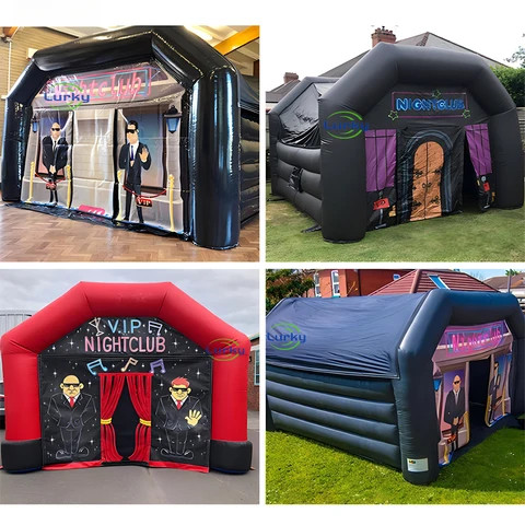 Buy Commercial Cube Inflatable Vip Lounge Inflatable Night Club Tent Backyard For Party Events ...