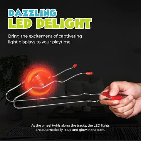 Buy Cross Border Magic Wave Magnetic Track Gyroscope Flywheel Light ...