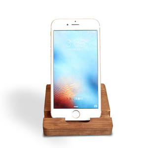 Buy Custom Logo Mobile Phone Display Stand Handmade Wooden Phone Holder ...