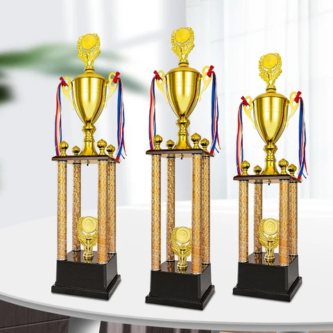 Buy Custom Luxury Gym Competition Award World Sports Cup Trophy Real ...