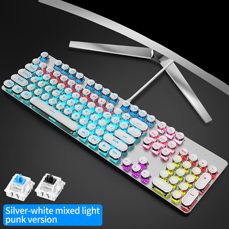 Buy Customizable Backlit Mechanical Gaming Rgb Keyboard For Pc Gamer Z6 ...