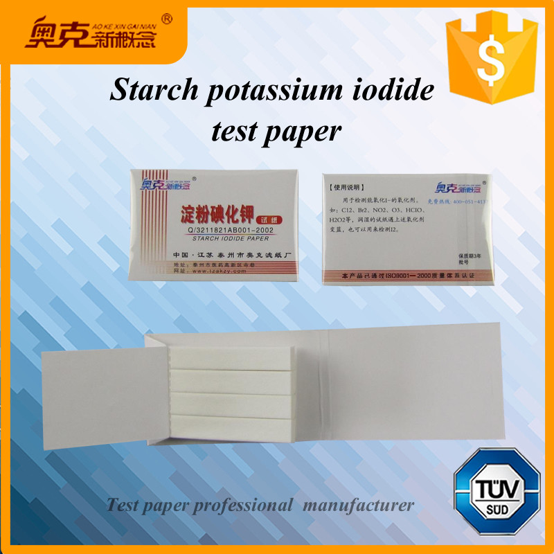 Buy Factory Production And Sales Starch Potassium Iodide Test Paper ...
